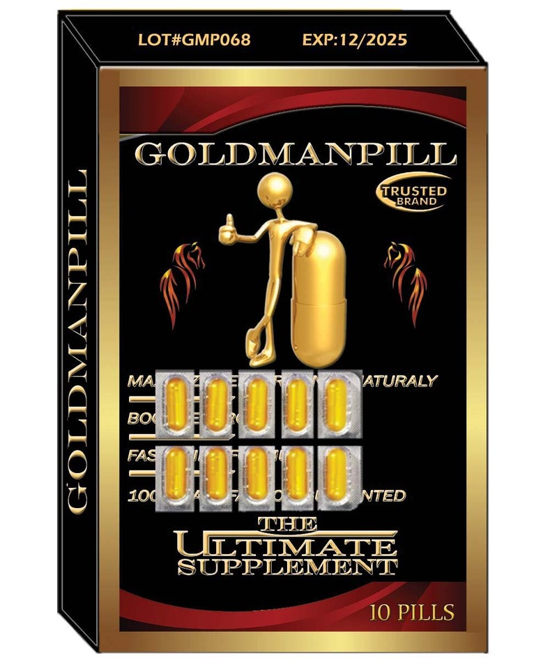 Go Goldman, Natural Male Enhancement Pill GUARANTEED POWERFUL ERECTION ...