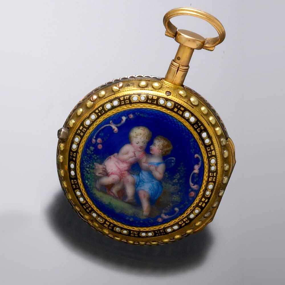 French Patron Quarter Hour Bell Pump Repeater Fusee Pocket Watch | eBay