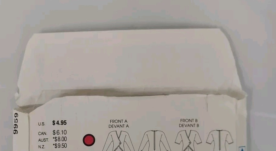 Vintage Vogue Pattern 9959 Misses Dresses Size 14-16-18 Uncut | eBay