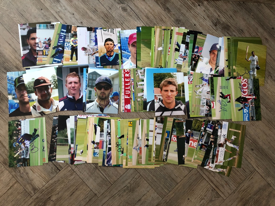 Cricket autograph photographs x 192 | eBay UK