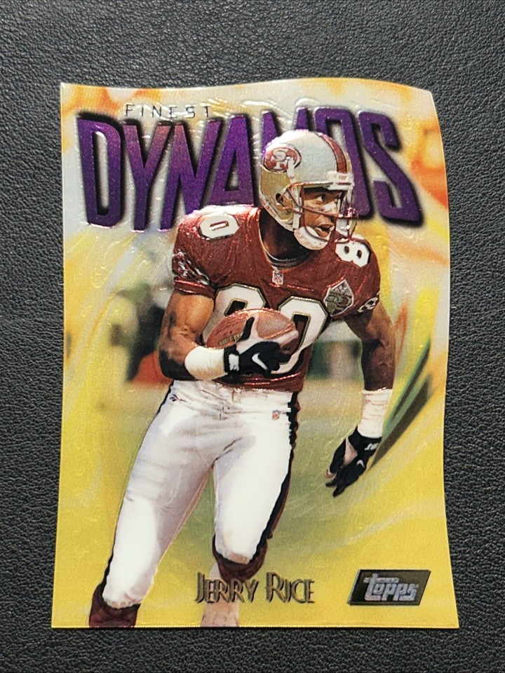 1997 Topps Finest JERRY RICE Gold Embossed #171 Rare | eBay