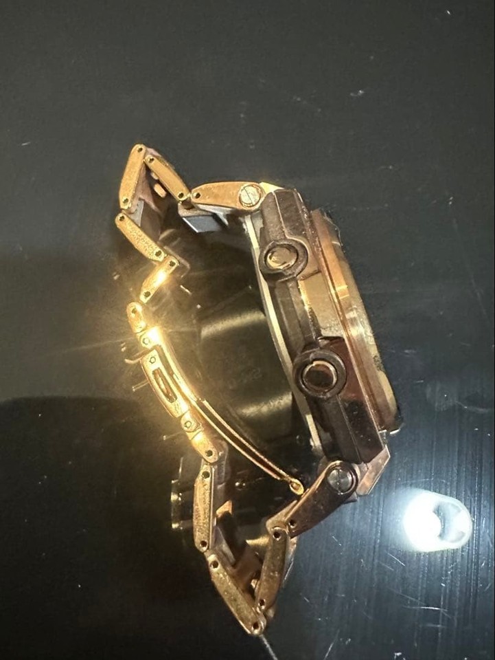 Casio G-MS Gold Stainless Steel Digital Watch Shock Resist Multi Band ...