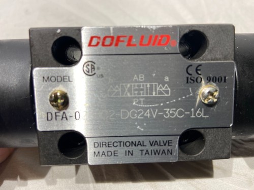 DOFLUID Directional Valve DFA-02-3C2-DC24V-35C-16L Eq to Rexroth ...