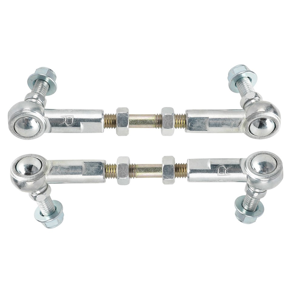 2pc 8mm Steering Joint Ball Tie Rod Ends Adjustable kit for ATV Go Kart ...