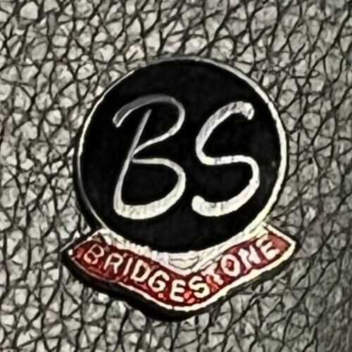 MOTORING MOTORCYCLE Pin Badge BS BRIDGESTONE Tyres | eBay