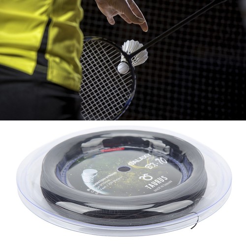 (Black)POWERTI BX70 Badminton Rackets String High Elastic Nylon ...