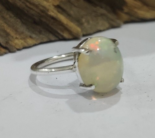 Opel Gemstone Handmade Designer Amazing 925 Sterling Silver Lovely Ring ...