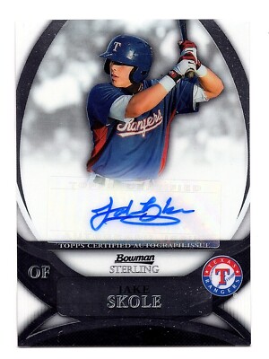 2010 Bowman Sterling Prospect Jake Skole Autograph - Texas Rangers | eBay