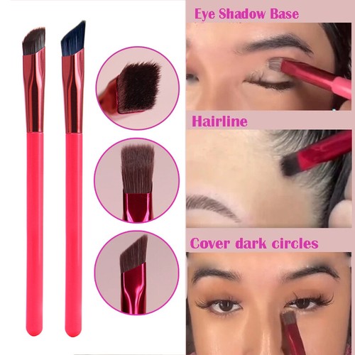 Professional Angled Eyebrow Brush Eye Liner Brush Brow Makeup Cosmetic ...