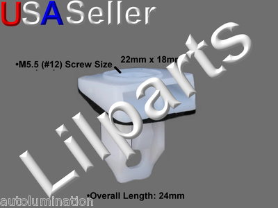 Lexus Toyota Front Bumper Cover Bracket Screw Grommet 52197-30040 ...