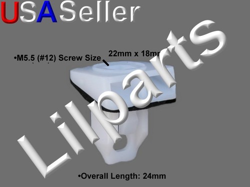 Lexus Toyota Front Bumper Cover Bracket Screw Grommet 52197-30040 ...