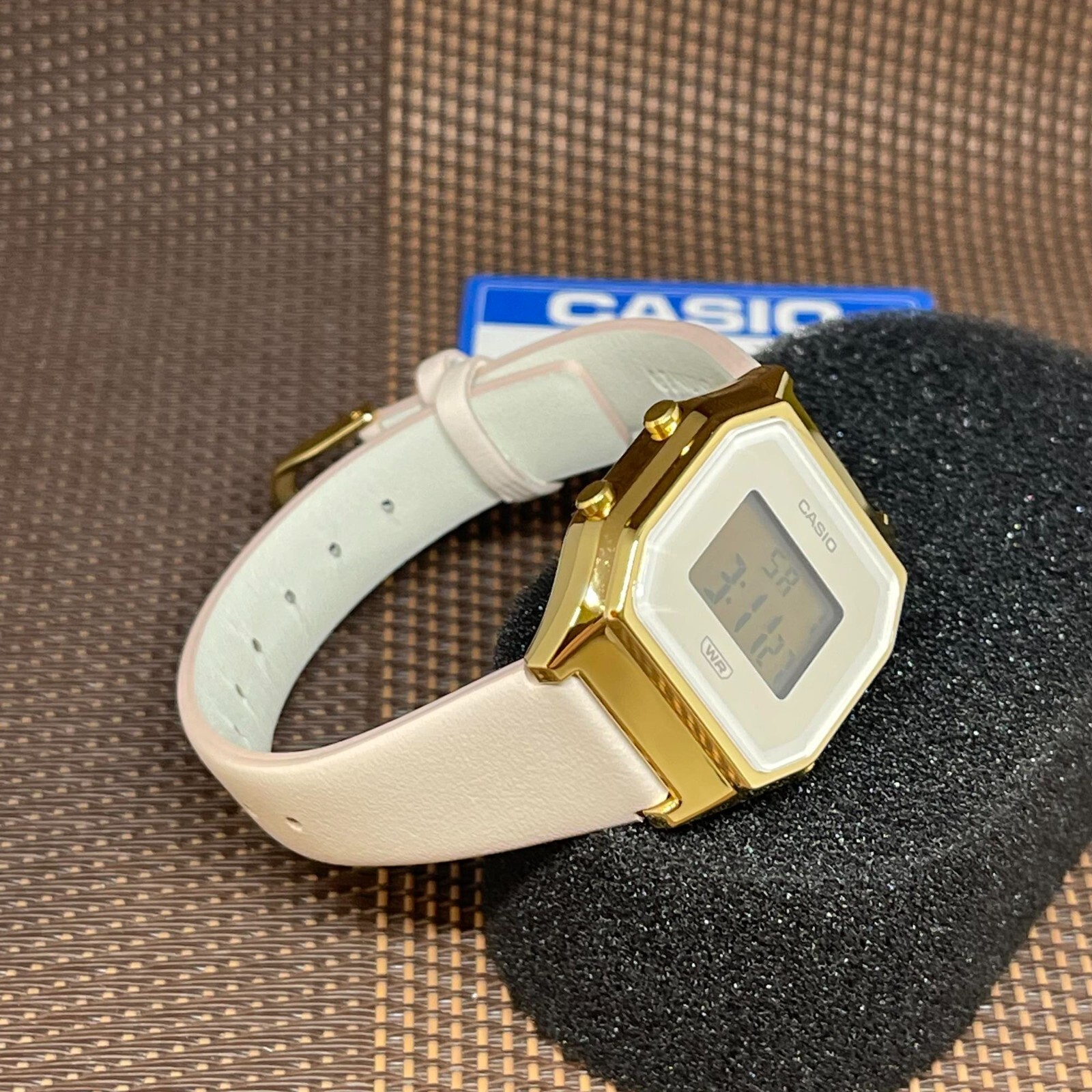 Casio LA680WEGL-4D Vintage Gold Pink Digital Ladies Dress Fashion ...