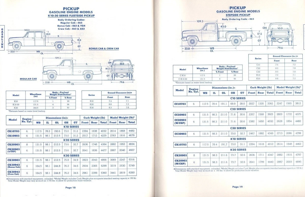 Advance Design Chevrolet Truck Measurements Classic Trucks,, 48% OFF