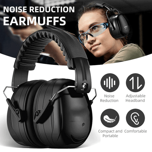 NEW 36db Noise Reducing Ear Muffs Safety Cancelling Hearing Protection ...