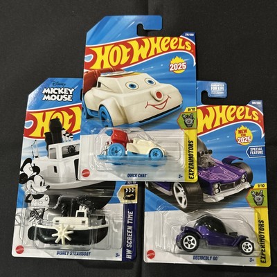 Hot Wheels 2025 - Quick Chat Telephone, Disney Steamboat, Decidedly Go ...