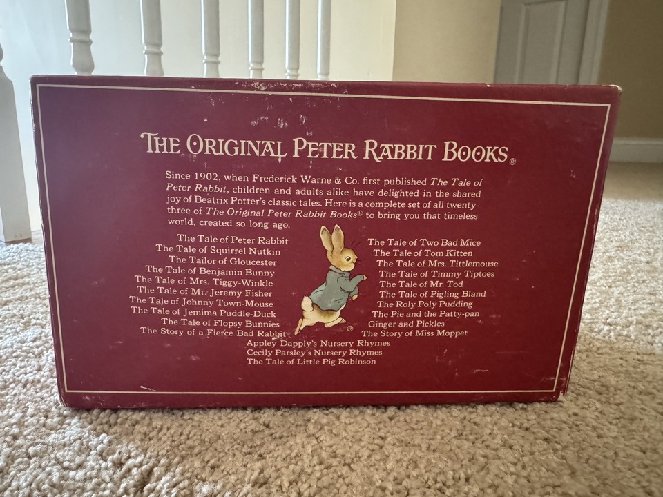 Peter Rabbit Beatrix Potter Complete 23 Book set Vintage 1970s | eBay