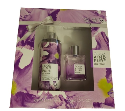 Good Kind Pure Iris Petals Fragrance Gift Set: Perfume + Body Mist, 2 ...