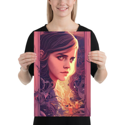 Hermione Granger Poster Art 12"x 18" Fan Artwork Emma Watson Wizard ...