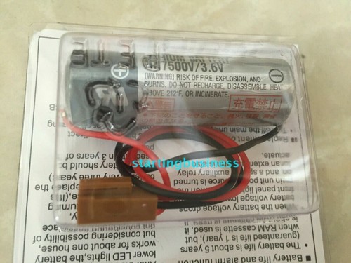 2PC Original TOSHIBA ER17500V 3.6V 2700mAh PLC Battery Li-Battery with ...