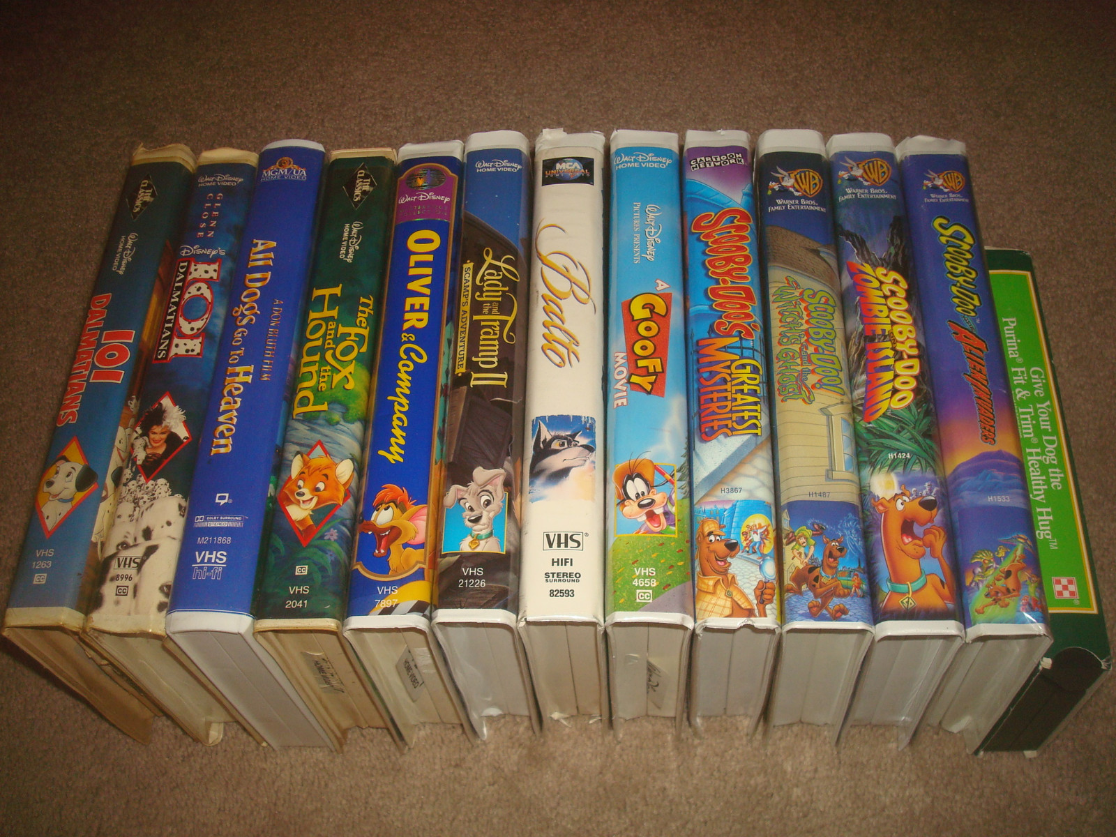 Dog Movie VHS LOT Kids Cartoon Animated | Grelly USA