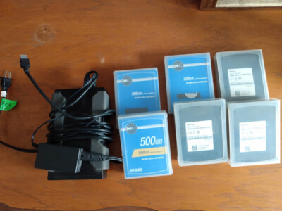 Dell PowerVault RD1000 External Data Backup Drive w/Power Supply AND ...