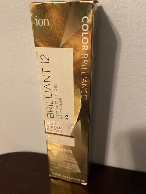 ION Brilliance Permanent Gloss Hair Color Brilliant 12 Light Golden ...