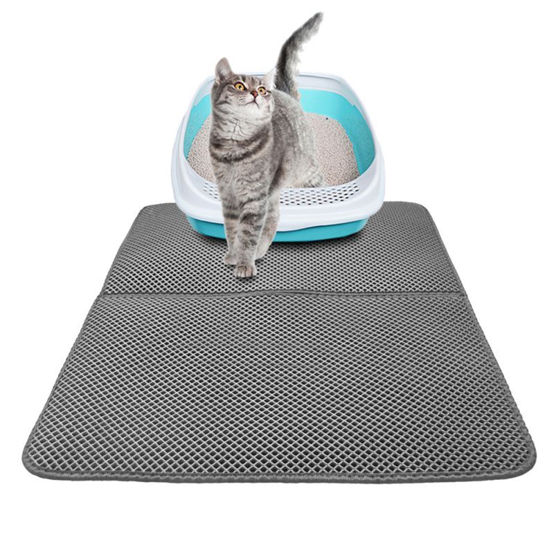 Kitty Cat Litter Mat Double Layer Waterproof Pets Litter Mats Pet ...