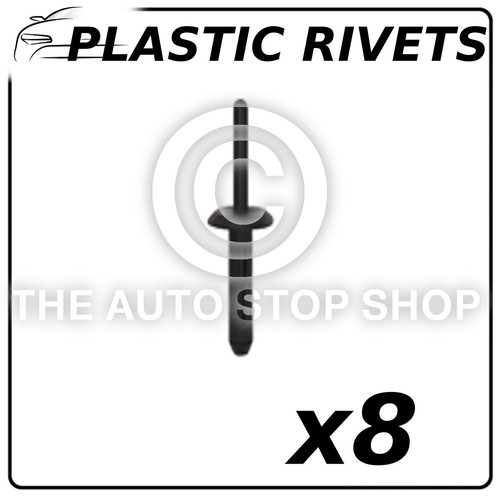 Clips Plastic Rivets 8 MM BMW X3/BMW X5/BMW X6 Part Number: 12683 Pack ...