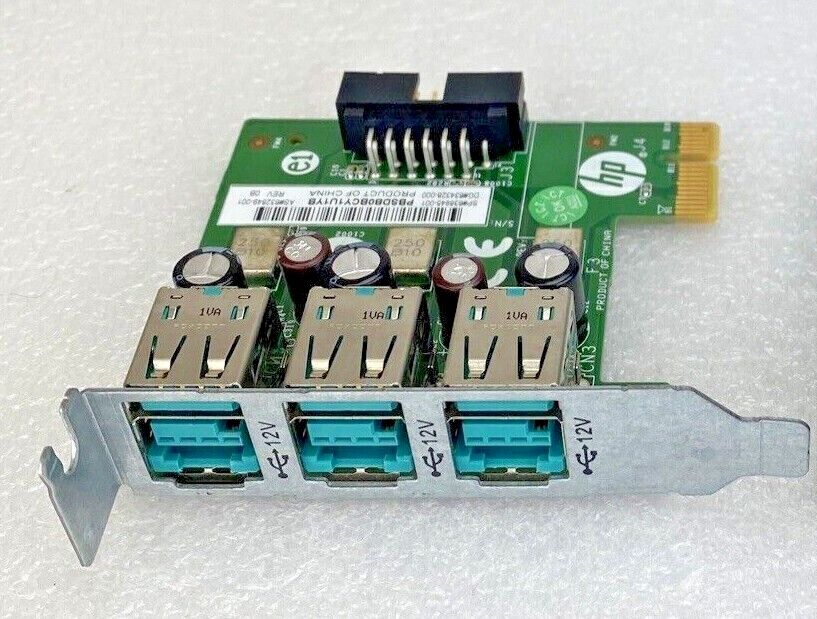 HP RP5800 3-Port, 12v, USB Card 638945-001 with Cable | eBay