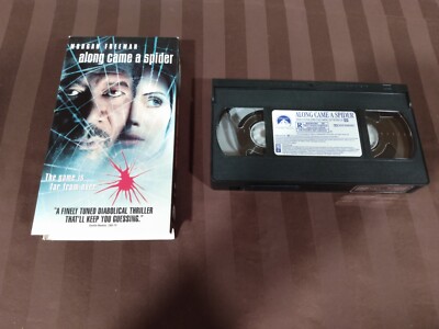 Paramount 2000 Morgan Freeman ALONG CAME A SPIDER vhs tape 97363365136 ...