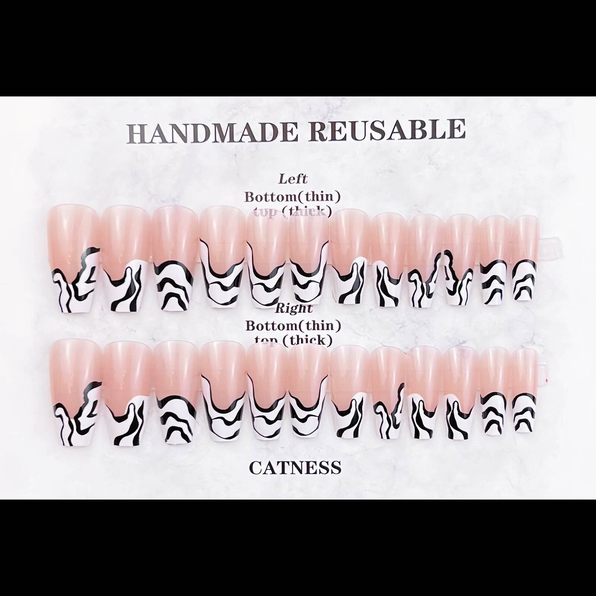 Pink Zebra Acrylic Nail Designs