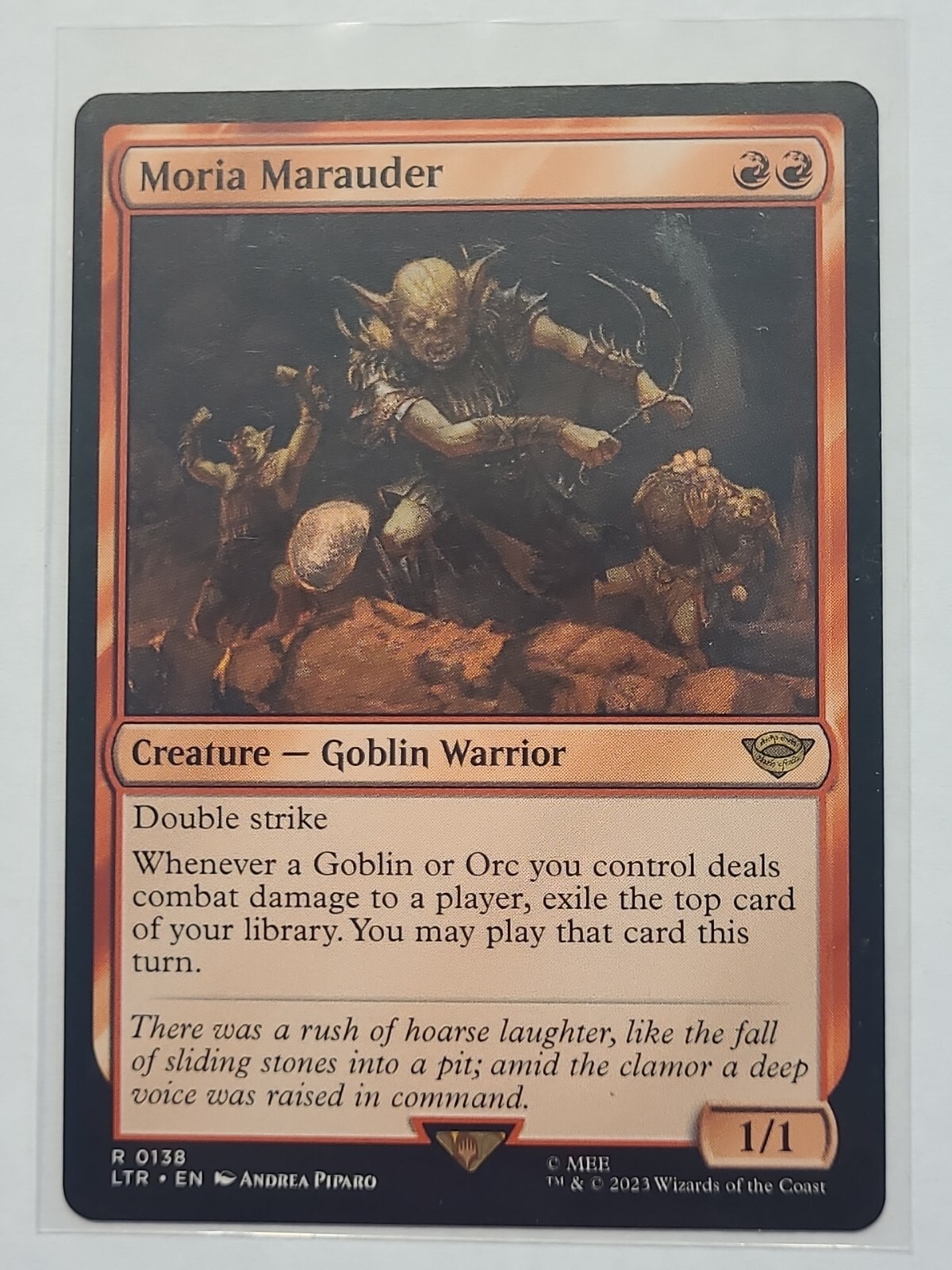 MTG Moria Marauder The Lord of the Rings: Tales of Middle-earth 0362 ...