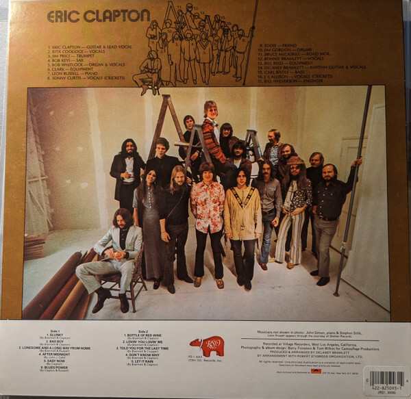 Eric Clapton - Eric Clapton (LP, Album, RE, PRC) (Very Good Plus (VG+ ...