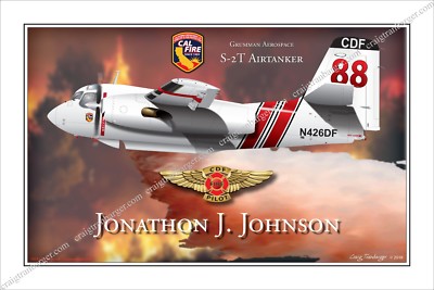 Aircraft,Grumman,S2,S2T,airtanker,Cal,forest,Fire,Department,Forestry ...