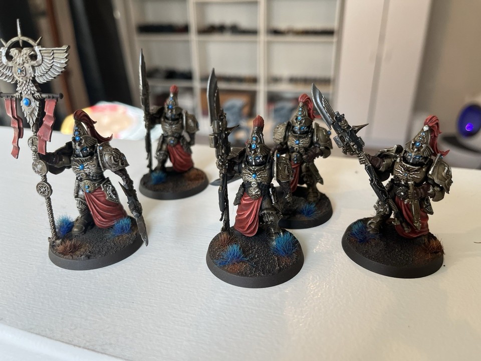 Warhammer 40K Adeptus Custodes Pro Painted Wardens Guard Blade Champ ...