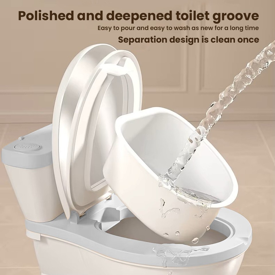 Kids Training Toilet – Realistic Toddler Potty Chair with Removable Pot ...