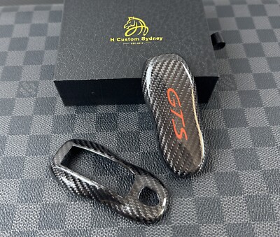 Premium GTS Carbon Fiber Key Cover Case For Porsche Macan Boxster ...
