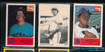 Lot (3) Bobby Cuellar 1977 1978 Cramer #46 53 1975 TCMA Crush (FU10 ...