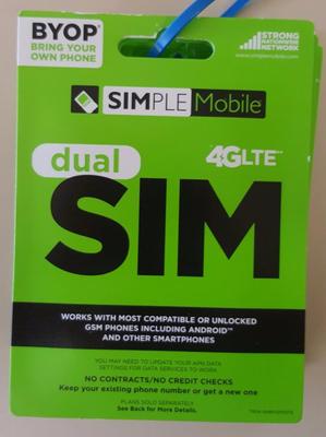 Simple Mobile $40 Unlimited Plan Preloaded Sim Card 2 Month Included ...