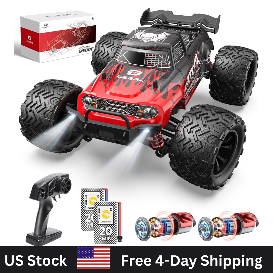 1:16 Scale Remote Control Car Truck Off-Road Road RC Monster Vehicle ...