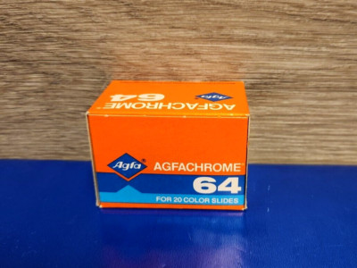 Agfa Agfachrome 64 Color Slide Film 35mm Roll 20 Exposures Vintage 1986 ...