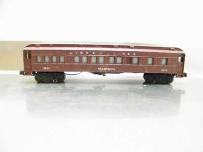 Vintage Postwar Lionel Lines No. 2625 Madison Passenger Car O Scale | eBay