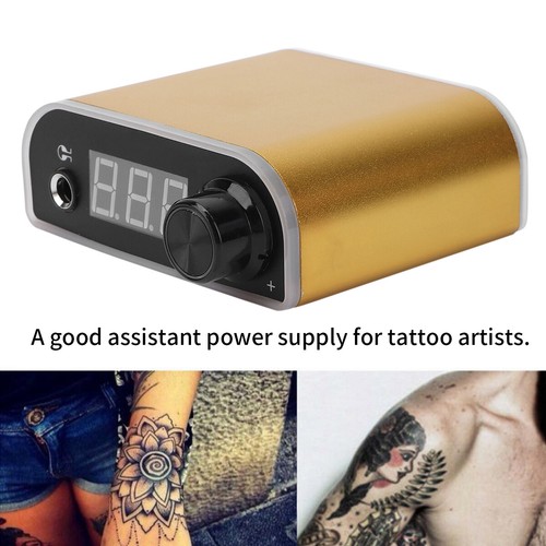 Digital LED Tattoo Power Supply Box with Power Cord for Tattoo Machine ...