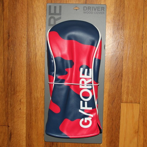G/Fore Golf Driver Headcover Wood Cover Camo Blue Red G4AF22A62 Velour ...