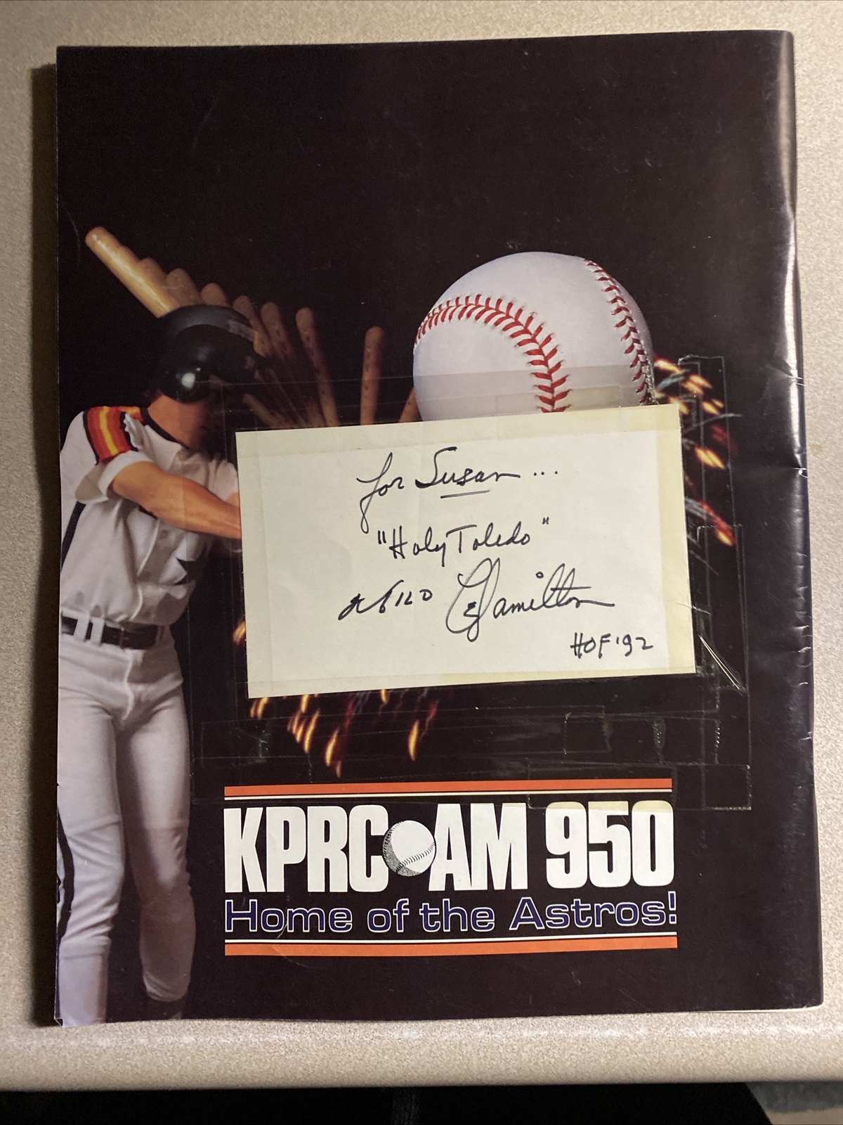 1992 Houston Astros program Autographed By Milo Hamilton HOF | eBay