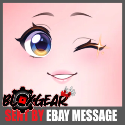 Roblox Sparkling Friendly Wink Face Game Code Sent Fast Via Ebay ...