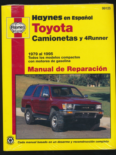 Haynes Manuals Toyota Camionetas y 4-Runner 1979 Al 1995 John Haynes en ...