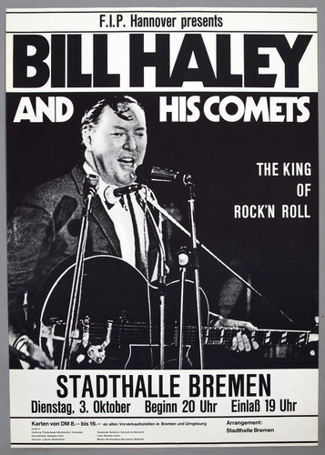 BILL HALEY – mega rare vintage original Bremen, Germany 1972 concert ...