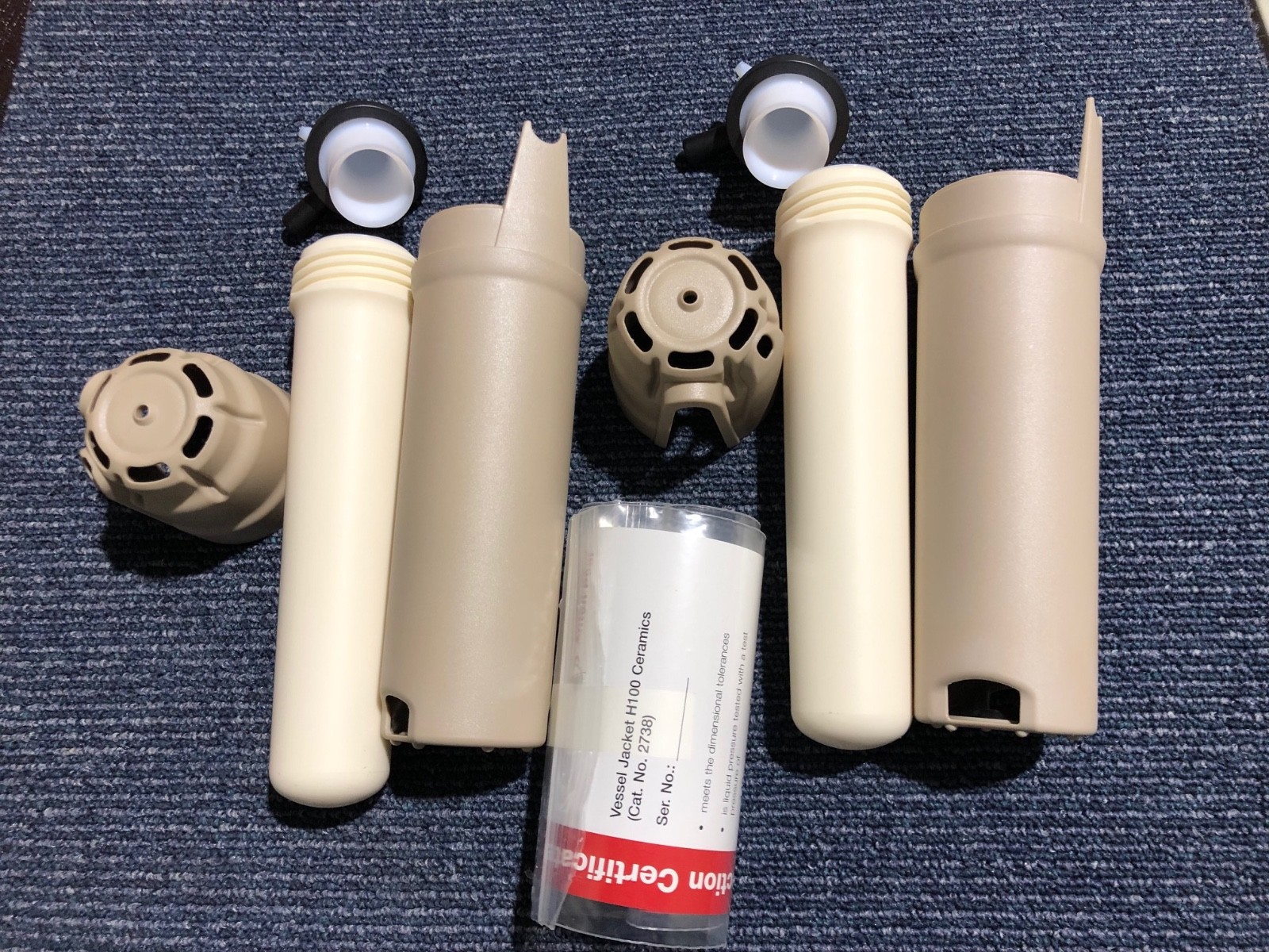 Lot of 2 Anton paar H100 Ceramics Vessel Jacket with cap and Liner | eBay