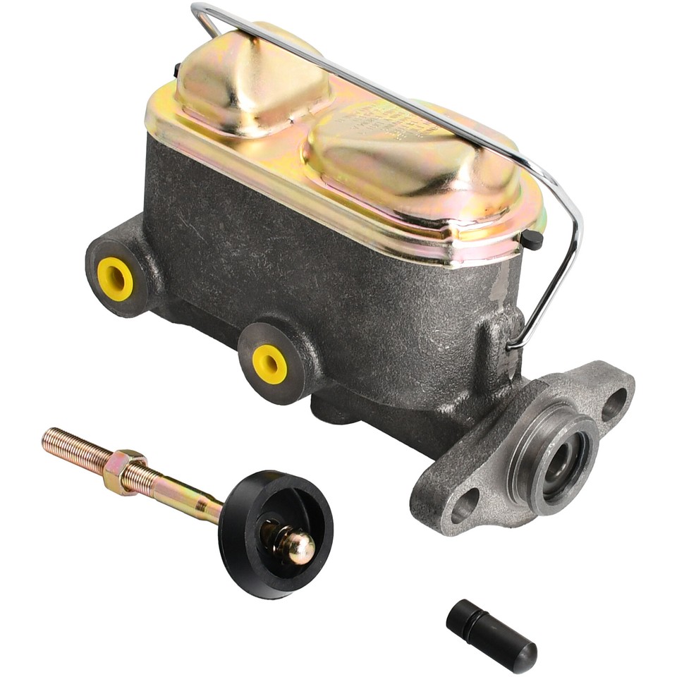 Black 7" Power Brake Booster Master Cylinder Disc Kit For 1964-1966 ...
